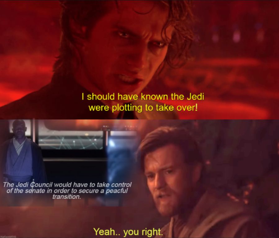 Anakin showing off his high-IQ | Scrolller