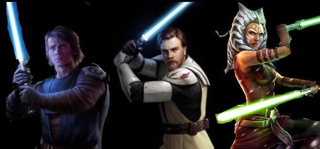 Anakin Skywalker Obi-Wan Kenobi and Ahsoka Tano | Scrolller