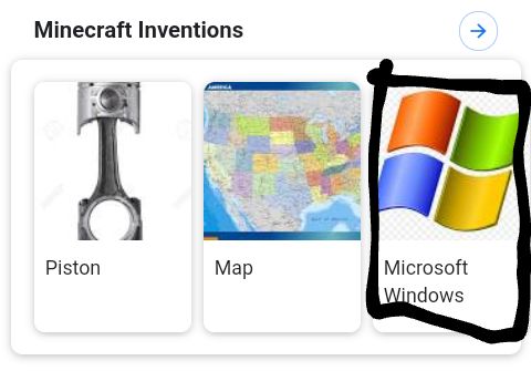 "And the award for the best Minecraft Invention goes to... Microsoft Windows!" | Scrolller