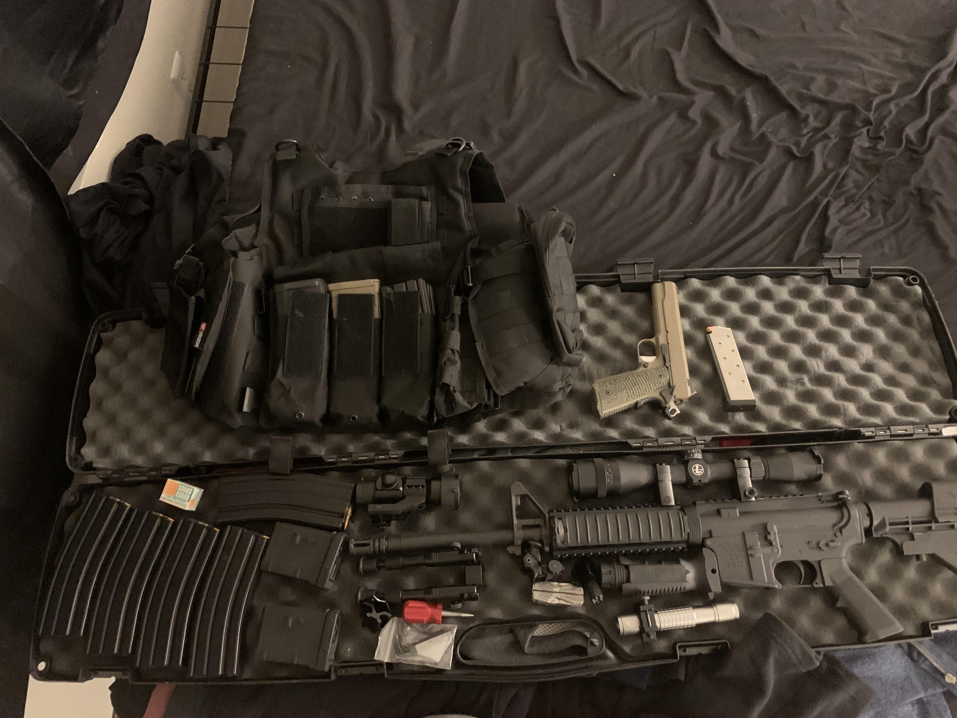 Anderson AR 15, SIG 1911 | Scrolller