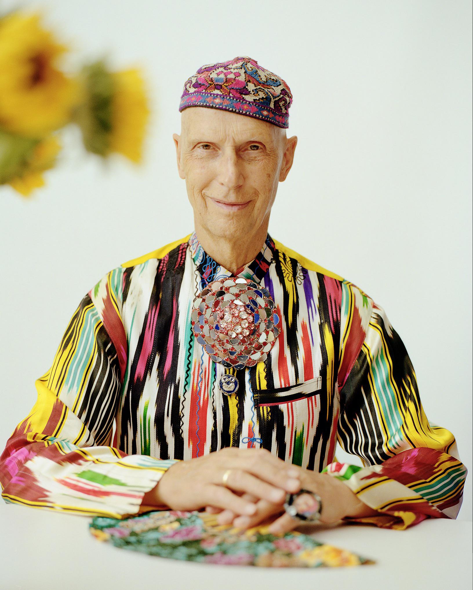 Andrew Logan. He is an English sculptor, performance artist, jewellery-maker, and portraitist ...