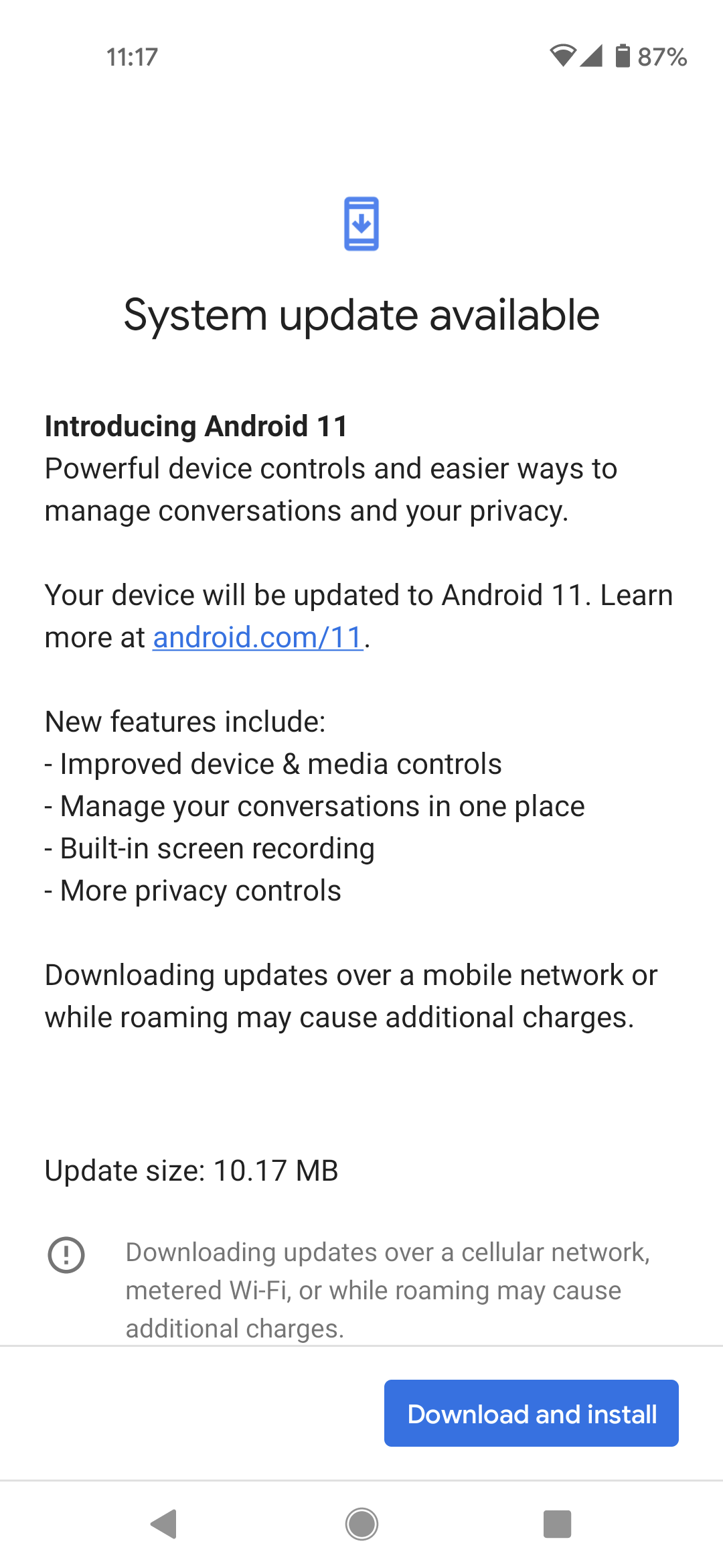 Android 11 final is now available for the Pixel 4a | Scrolller