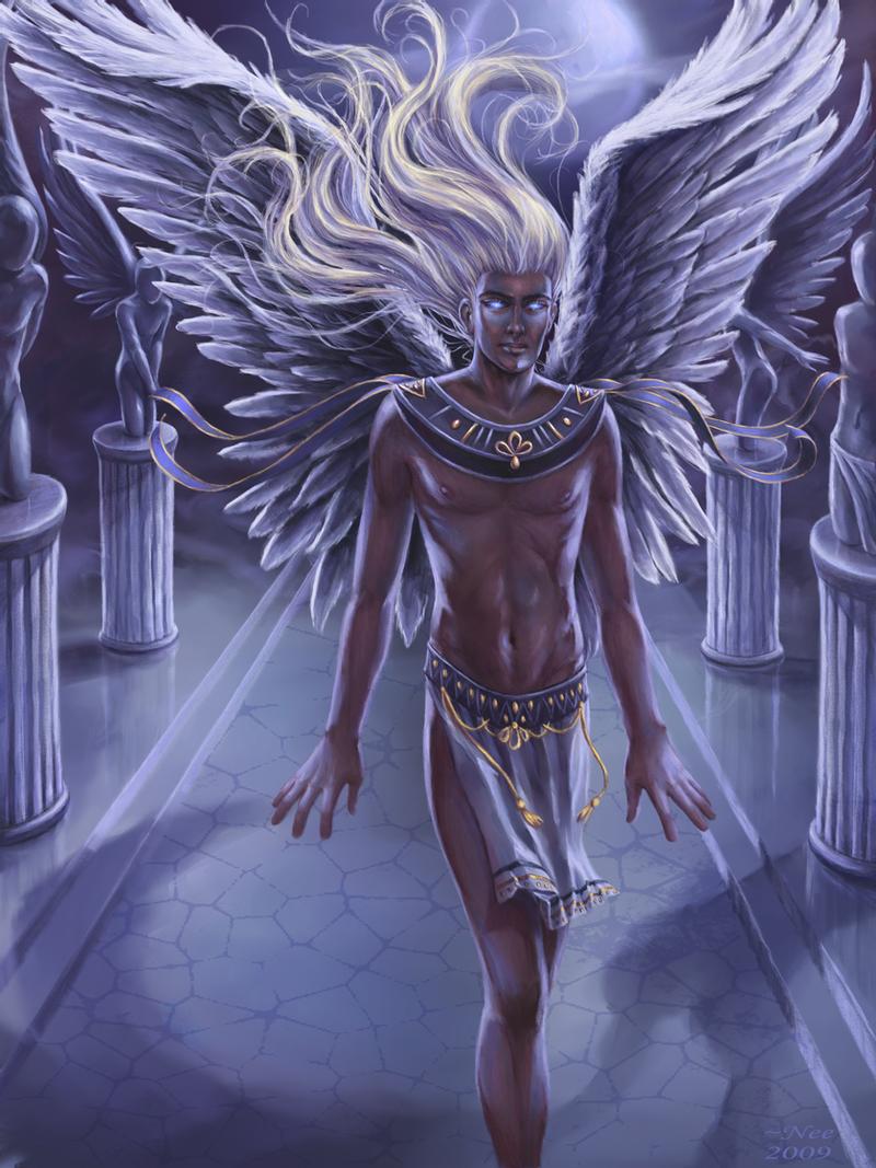 Angel by Moonlight, by Neemeister | Scrolller