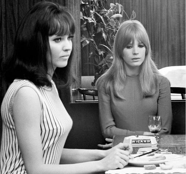 Anna Karina and Marianne Faithfull 1960s | Scrolller