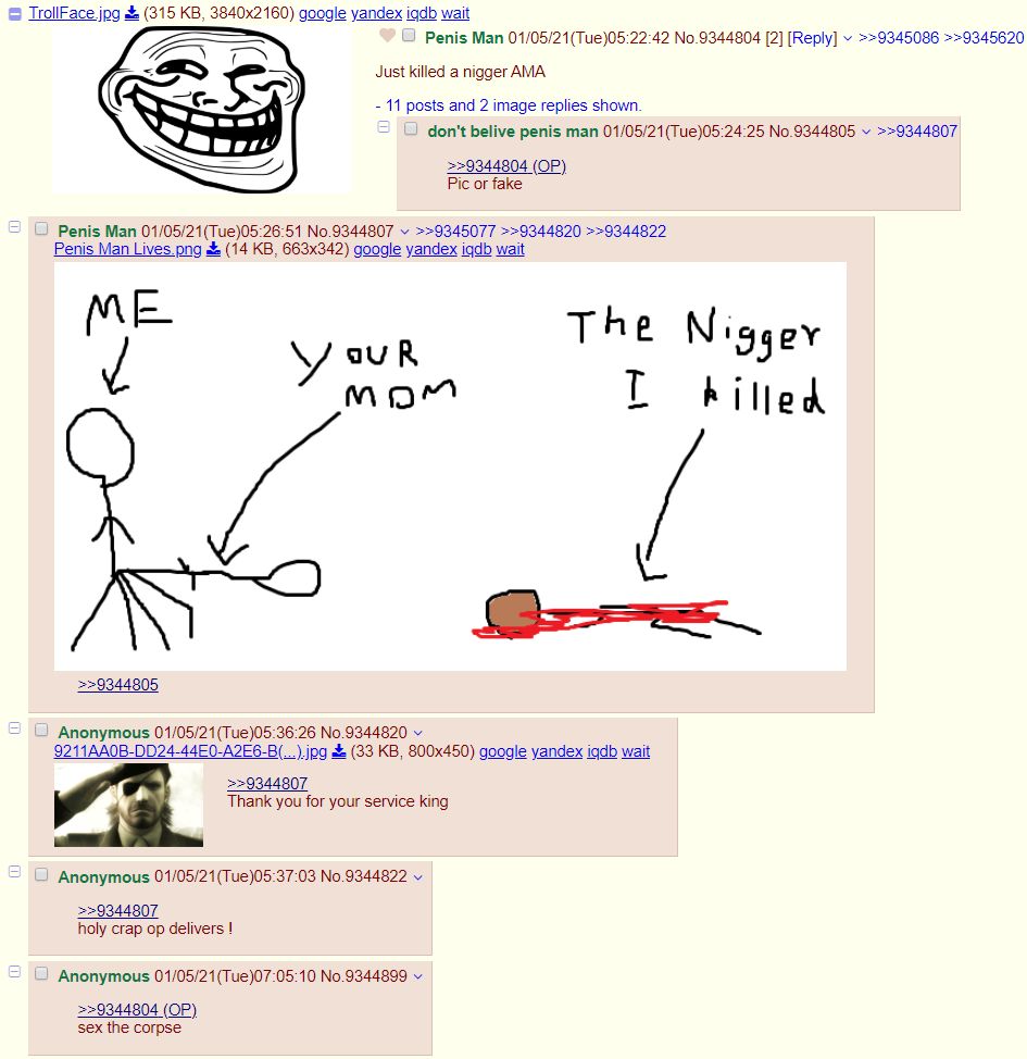 Anon commits a hate crime | Scrolller