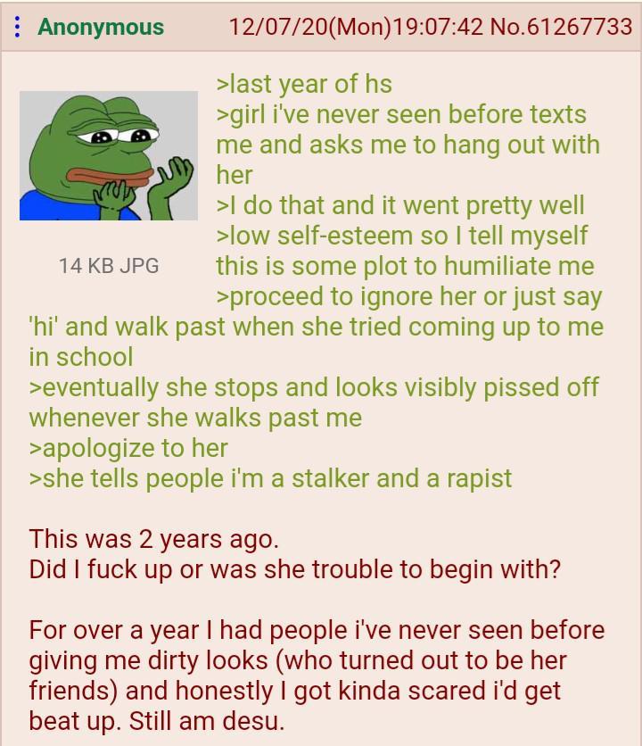 Anon has a close call | Scrolller