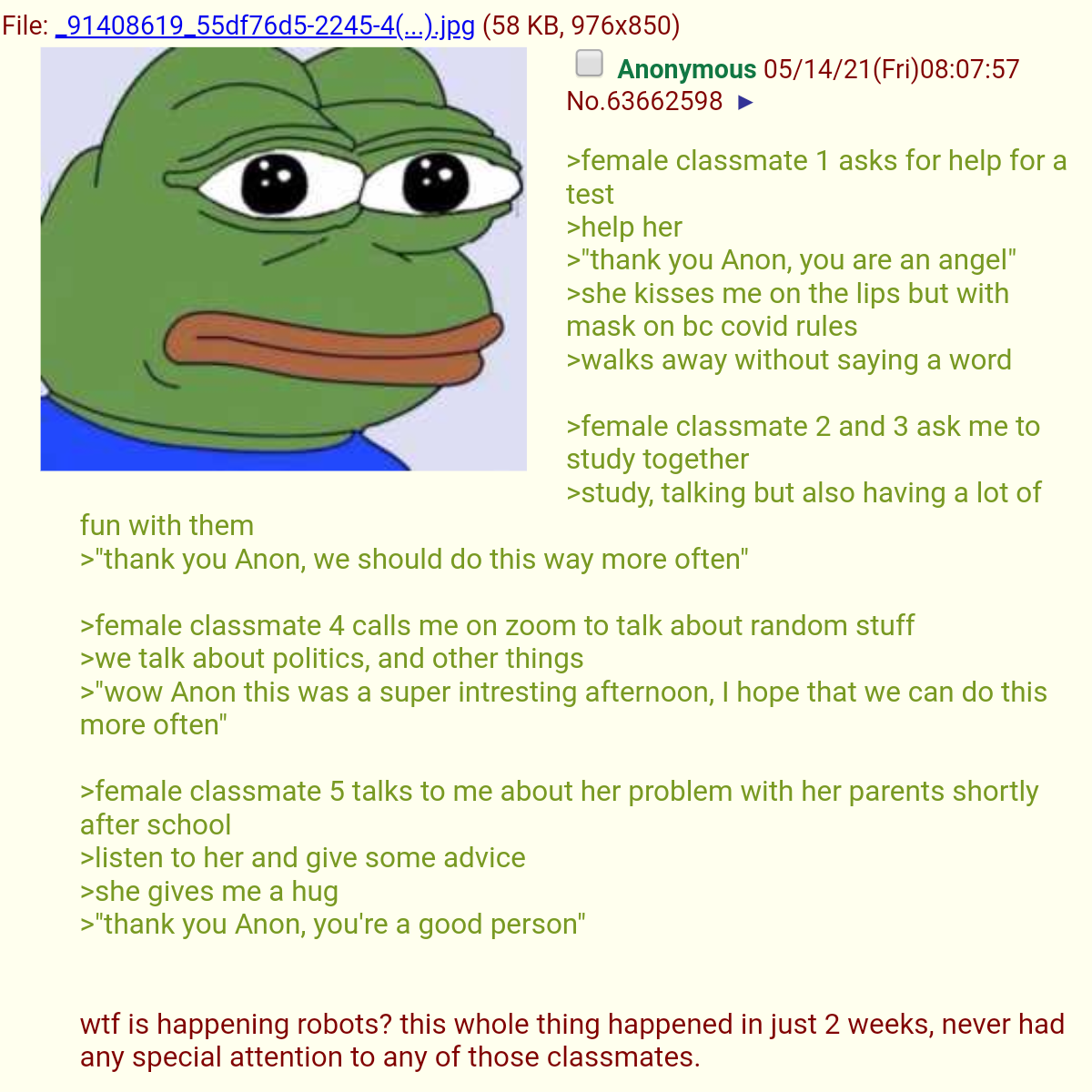 Anon is confused | Scrolller