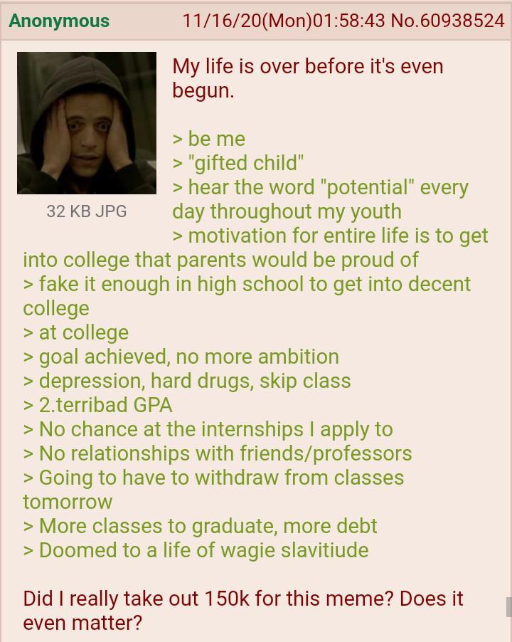 Anon is living the American dream | Scrolller