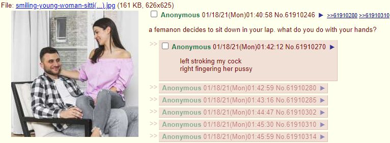 Anon Keeps His Hands Busy | Scrolller