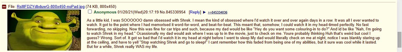 Anon likes really Shrek | Scrolller