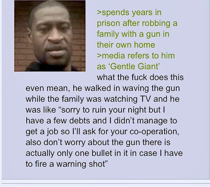 Anon questions the Gentle Giant nickname | Scrolller