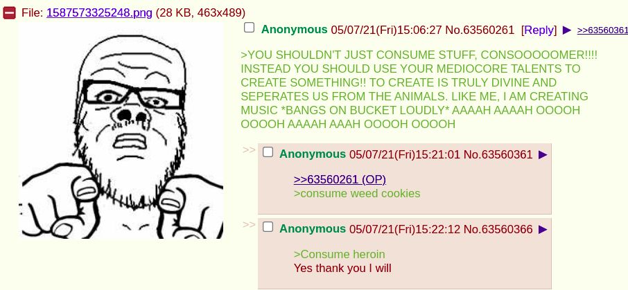 Anon returns to monke | Scrolller