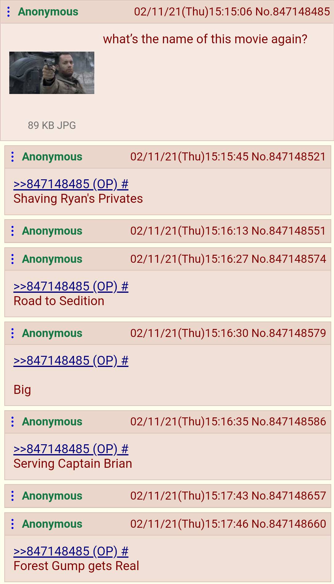 Anons are movie buffs | Scrolller