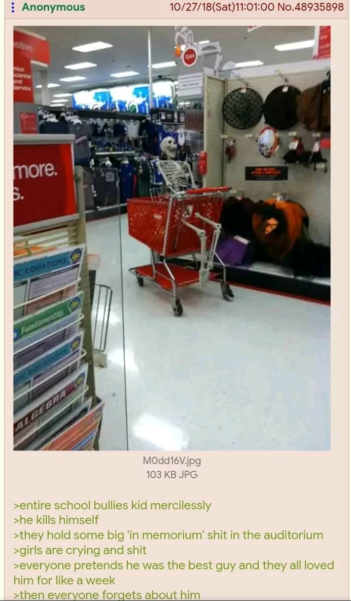 Anon's classmate kills himself | Scrolller