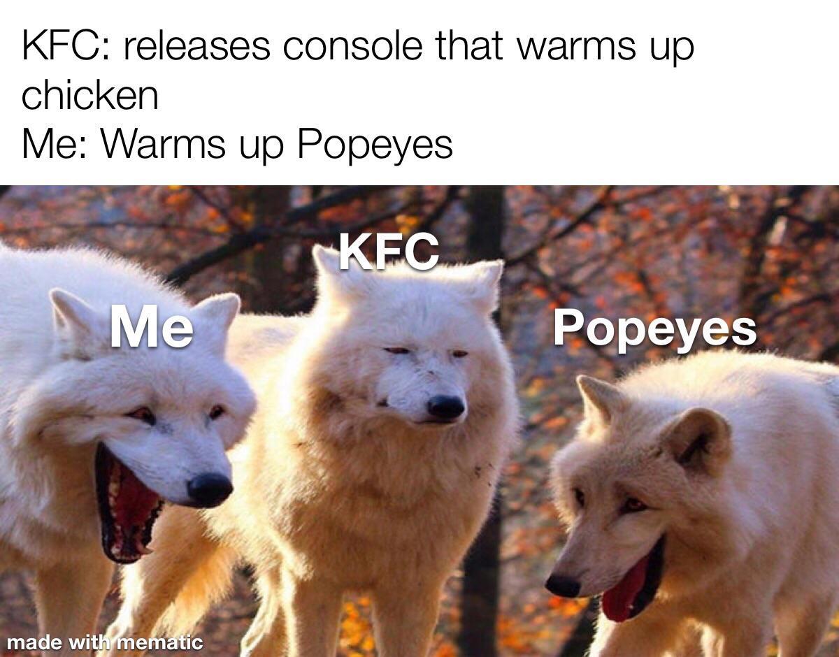 Another KFC console meme | Scrolller
