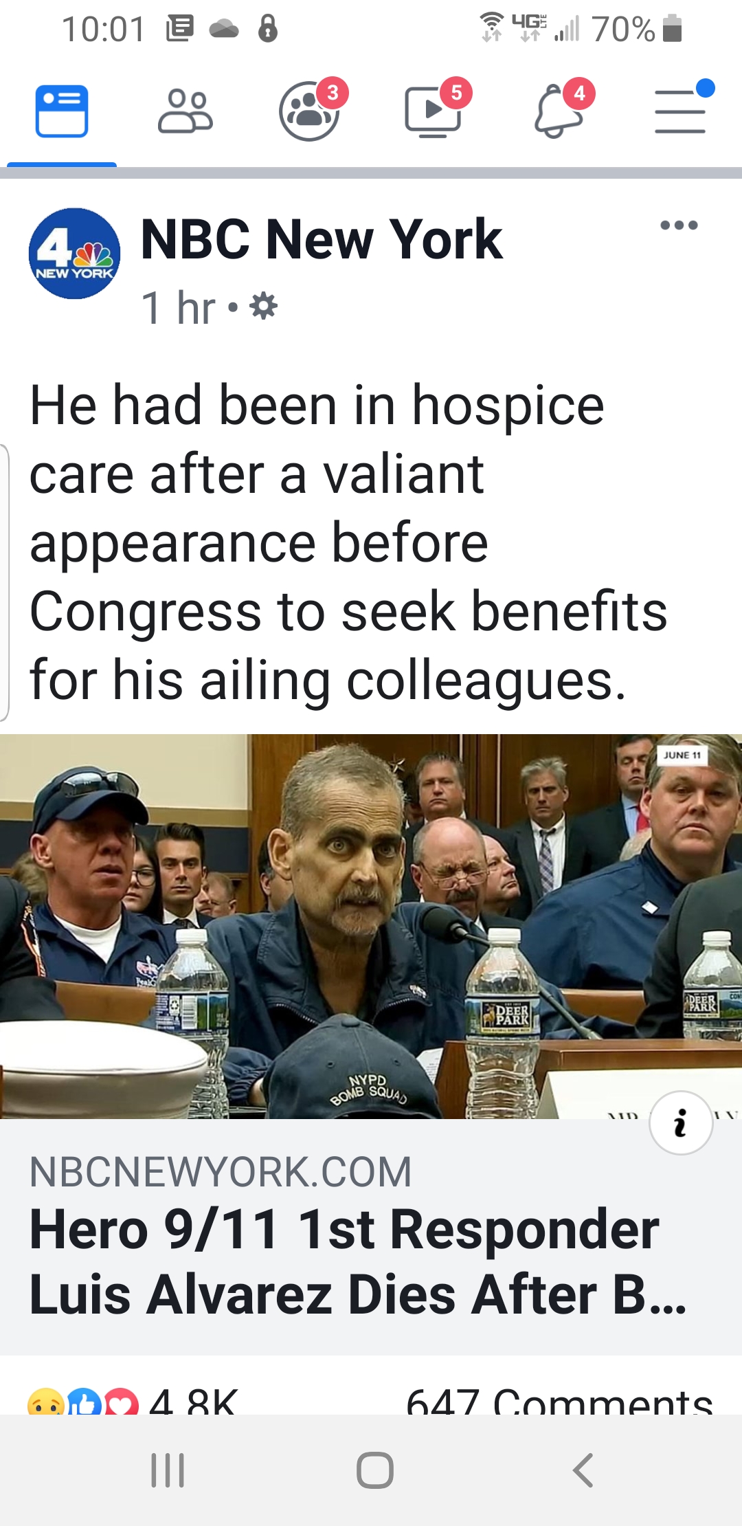 Another warrior and 9/11 victim. | Scrolller