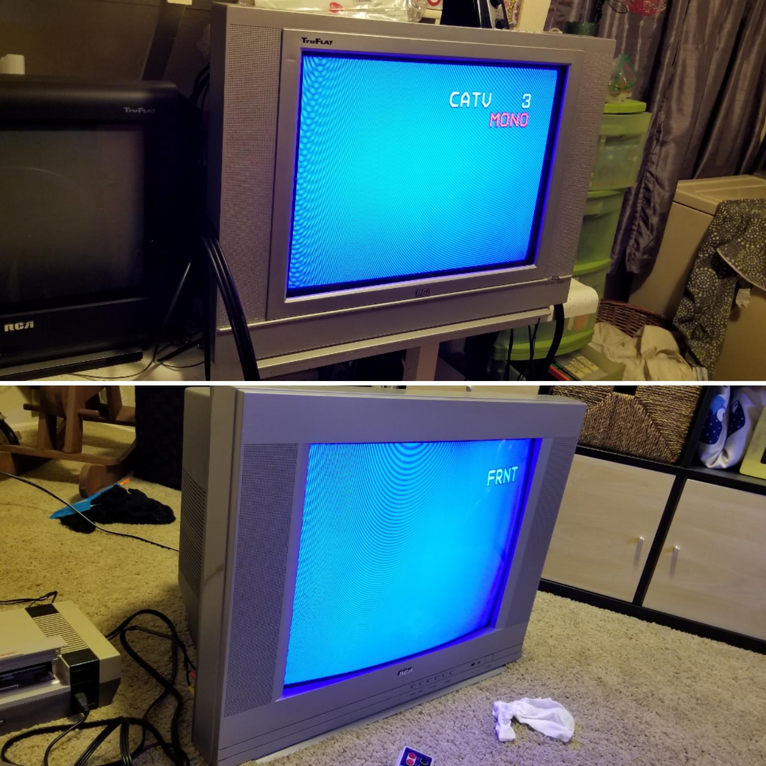 Any real difference? Curved and Flat CRT | Scrolller