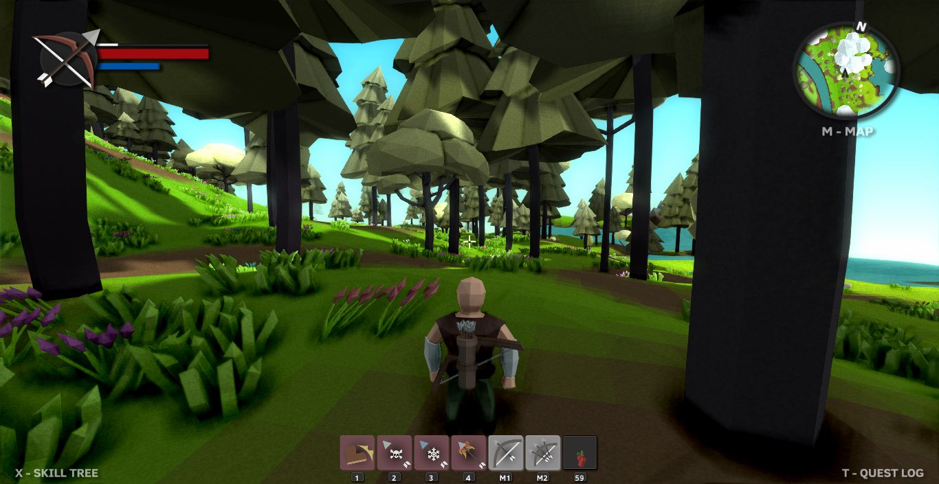 Any thoughts on this procedurally generated lowpoly landscape? | Scrolller