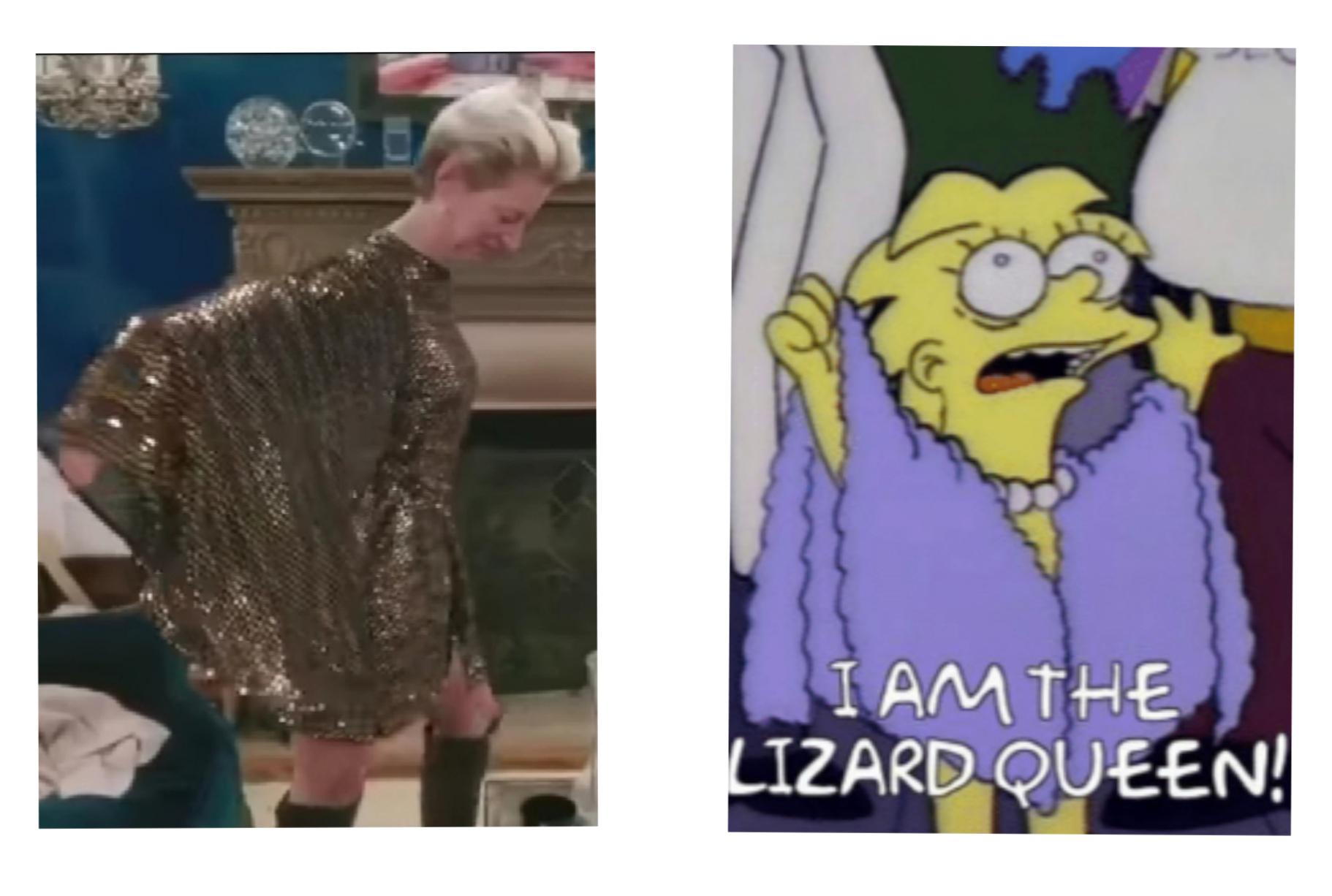 Anyone else get "Lisa-hallucinating-Simpson" vibes from Dorinda?? | Scrolller
