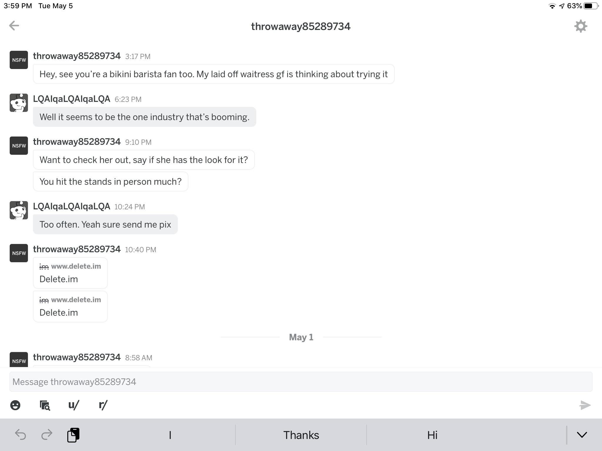 Anyone else get messages from this guy? | Scrolller