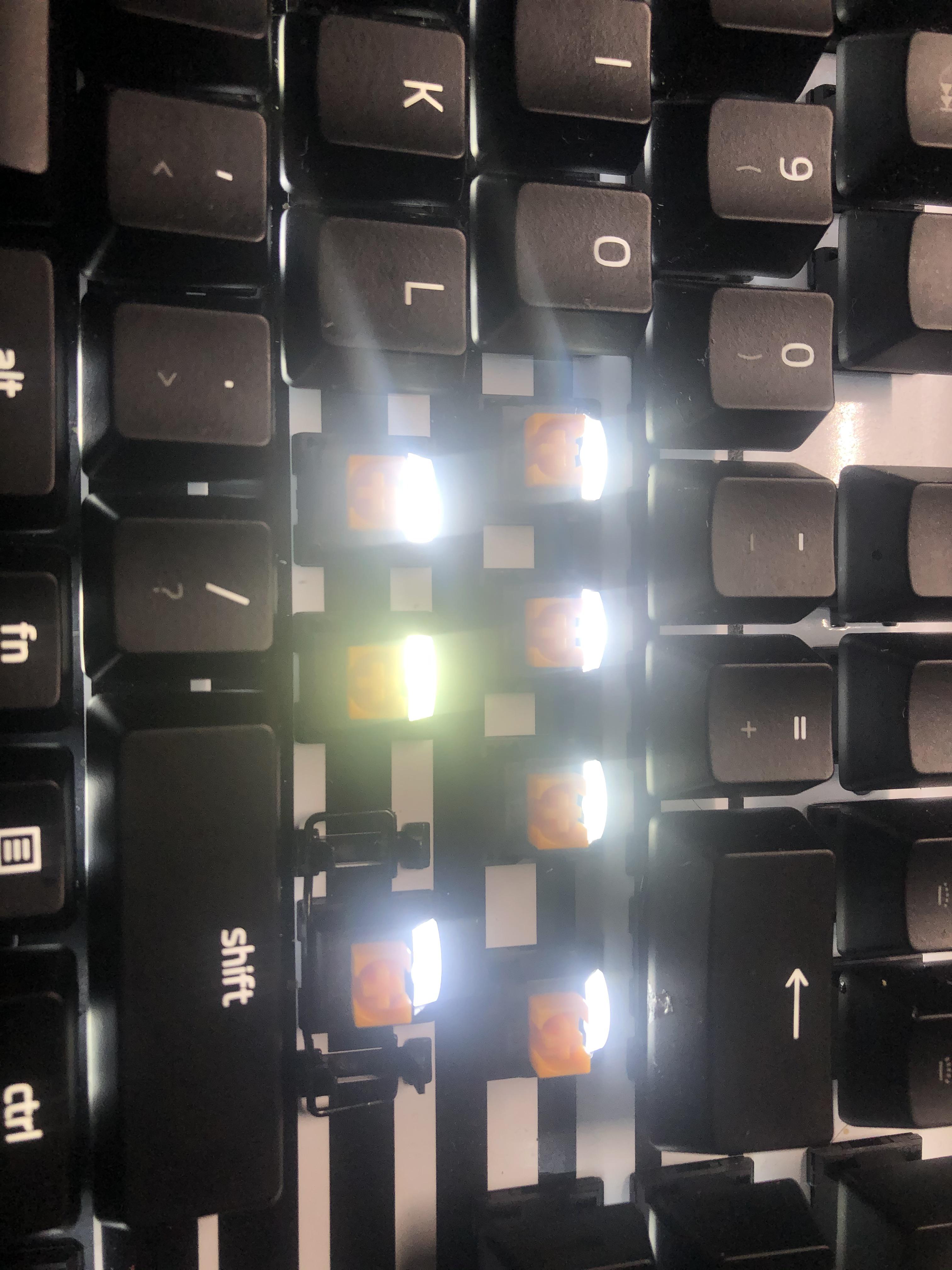 Anyone know why my black widow light stormtrooper edition has a yellow led instead of white ...