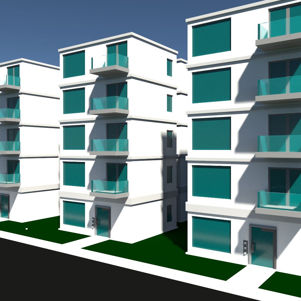 Apartment Complex Voxel | Scrolller