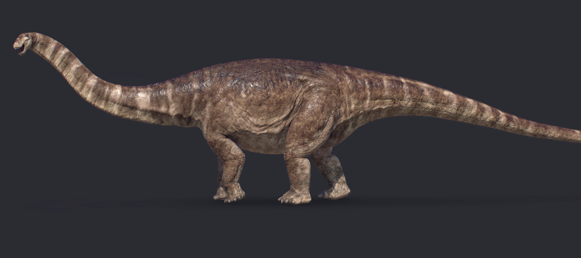 Apatosaurus, zBrush + 3D Studio Max for animation | Scrolller