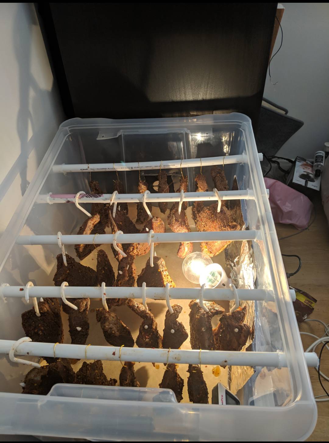Apparently biltong is allowed.... My DIY box has kept me in beefy goodness for weeks. Made the ...