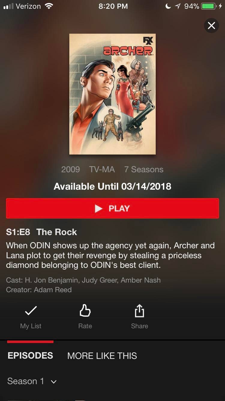 Archer is leaving Netflix March 14th | Scrolller