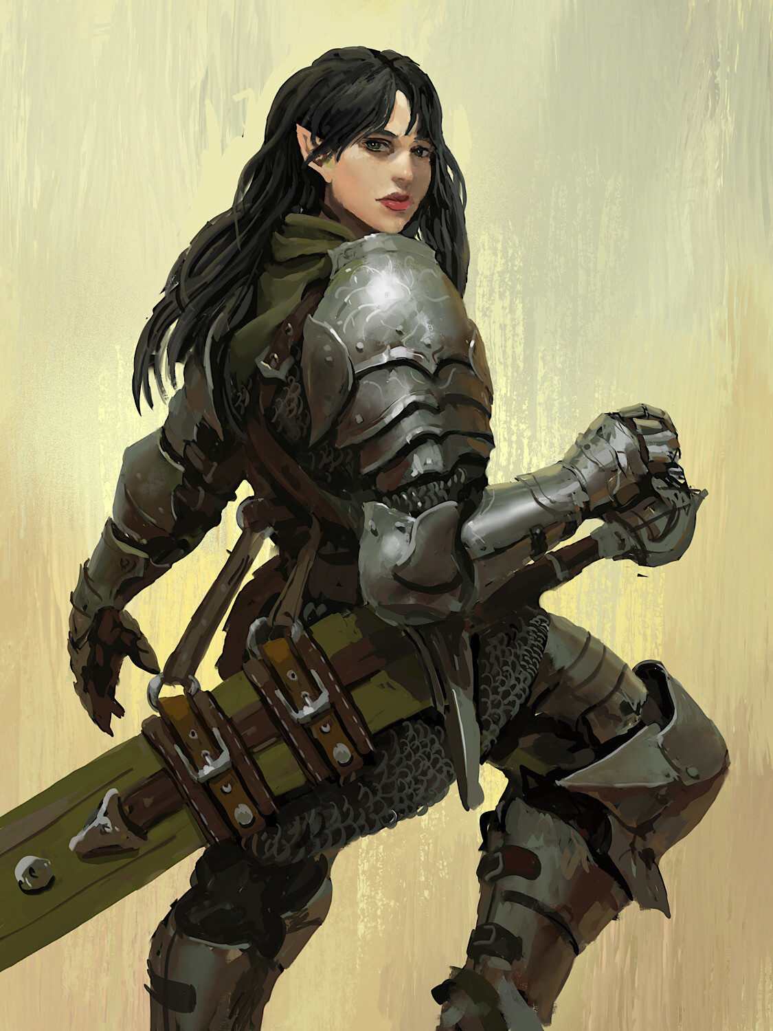 Armored Elf, by Danila Kalinin | Scrolller