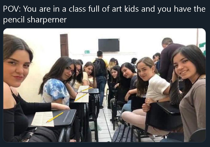 Art kids, amirite? | Scrolller