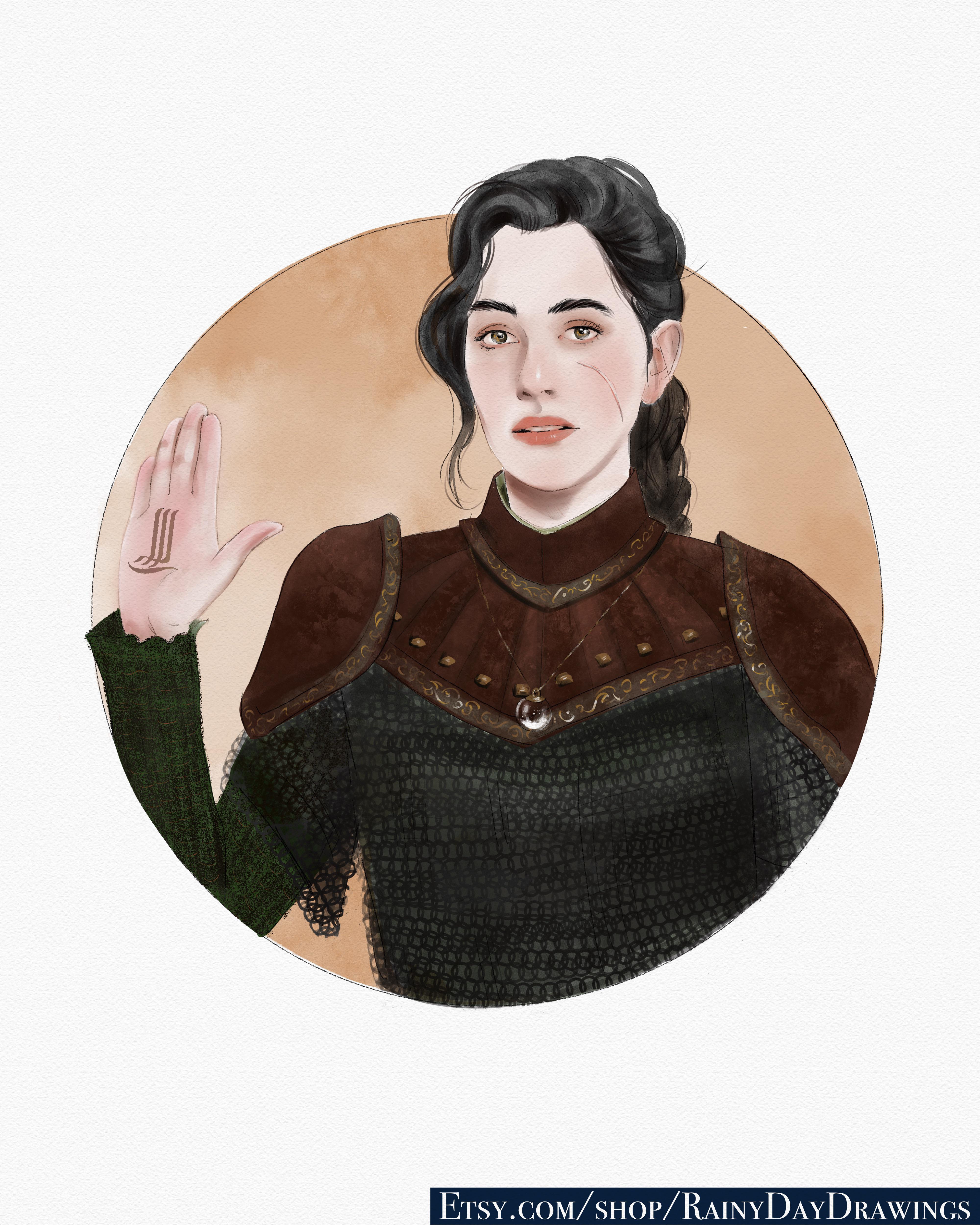 [art] Lorelei The Cleric Scrolller