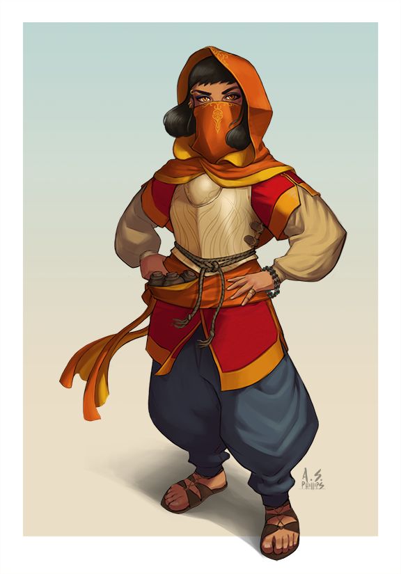 [ART] [OC] Lahnora Colghedge, desert halfling | Scrolller