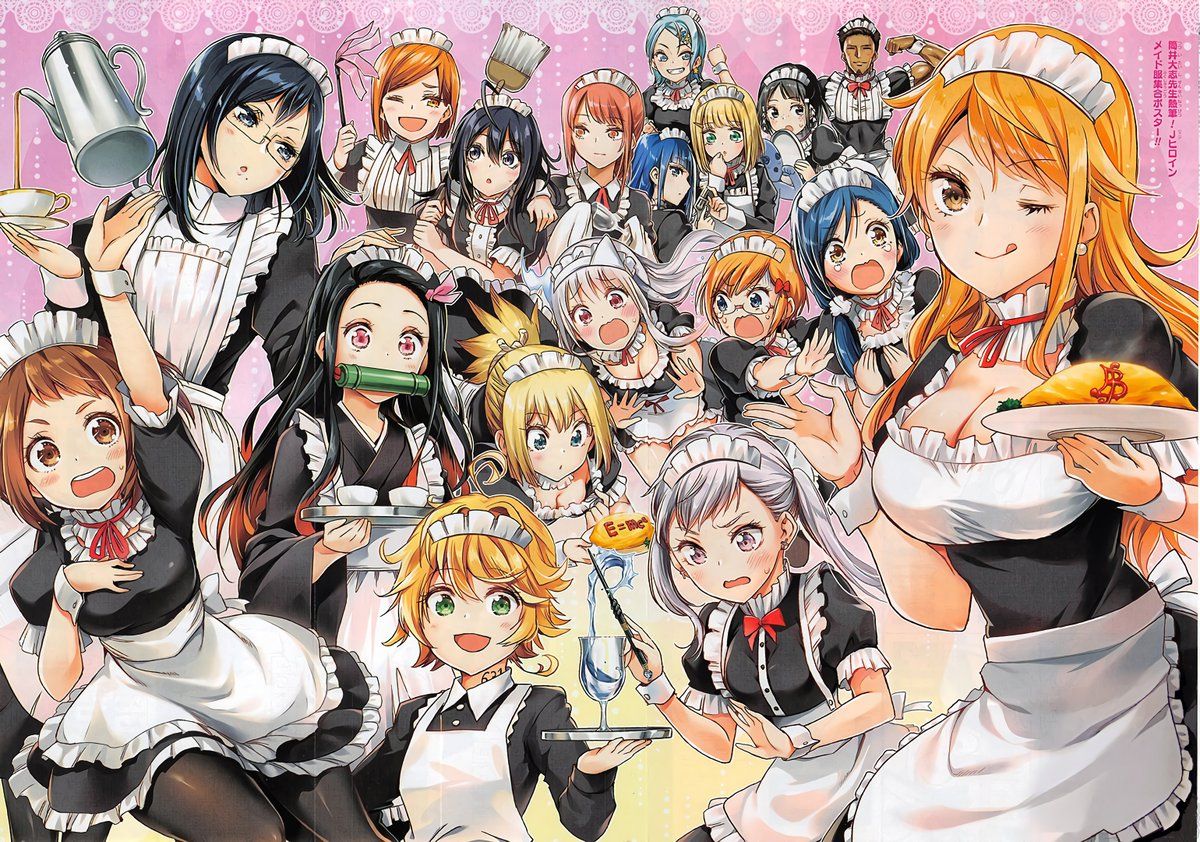 [ART] Shonen Jump Heroines by Tsutsui (We Never Learn Mangaka) (Better Resolution) | Scrolller
