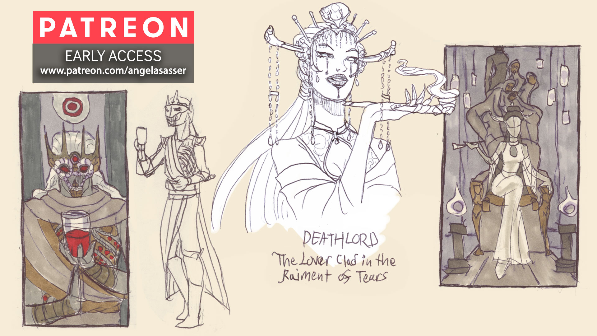 Art Tease - Exalted Art Challenge - Collection 4 - Abyssal, Deathlord, etc. by Angela R. Sasser ...