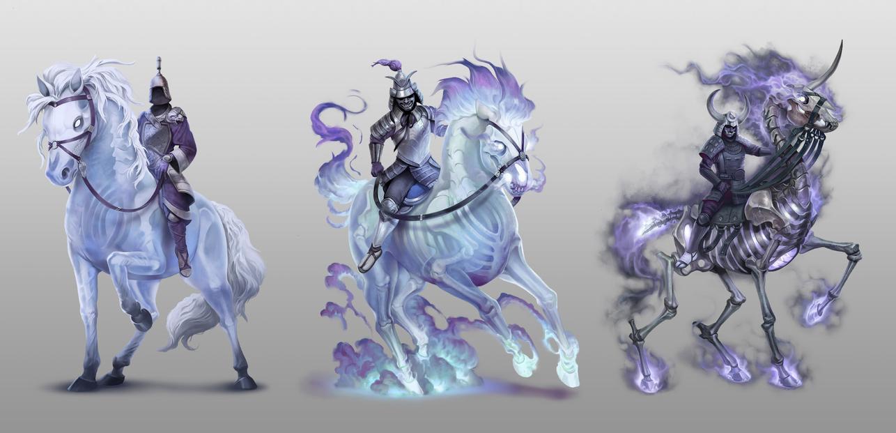 Ashes - The Ghost Guardian Mounts by Damien Mammoliti | Scrolller