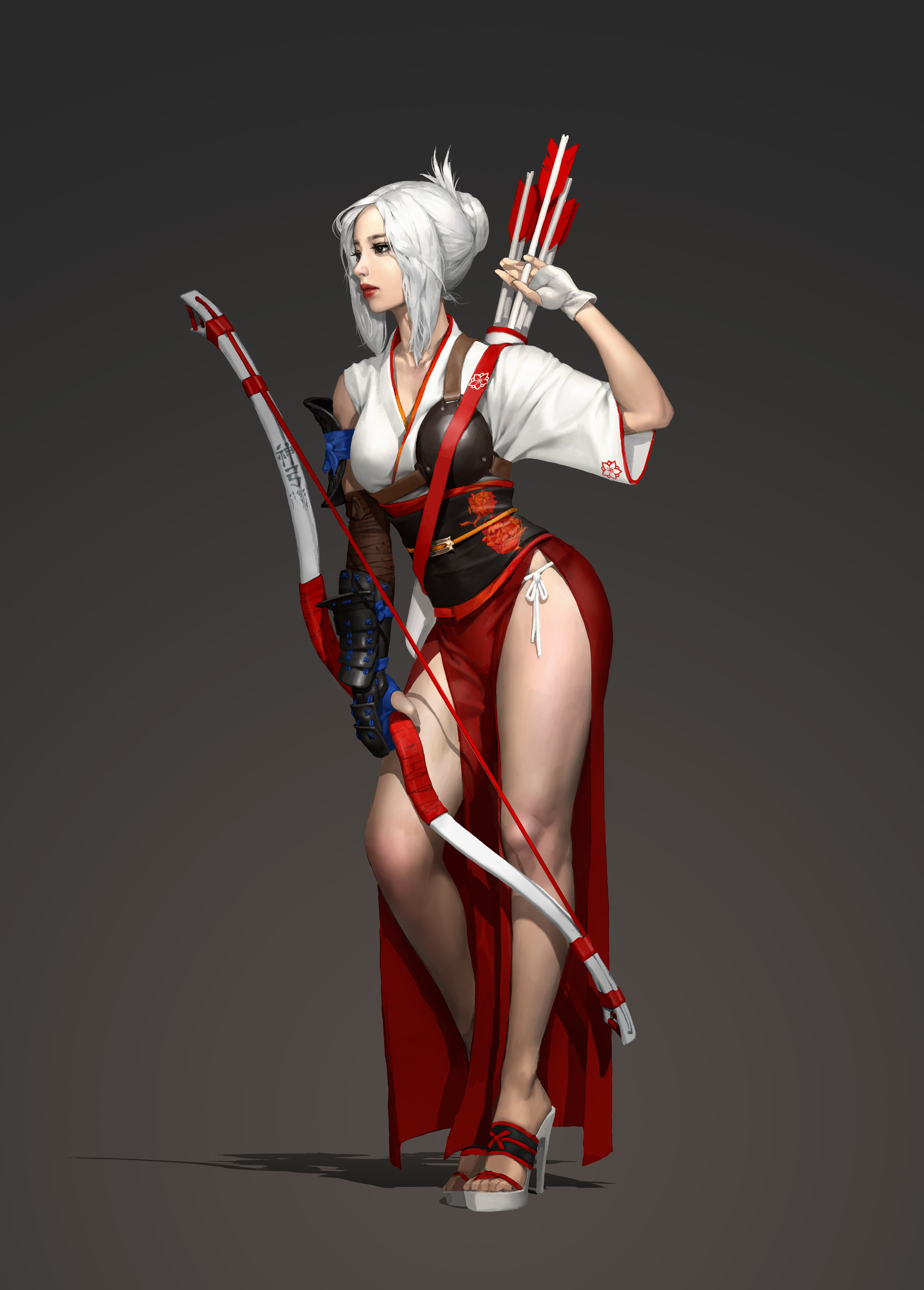 Asian Archer by Hwan | Scrolller