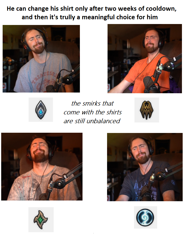 Asmongold's shirts are like covenants... | Scrolller