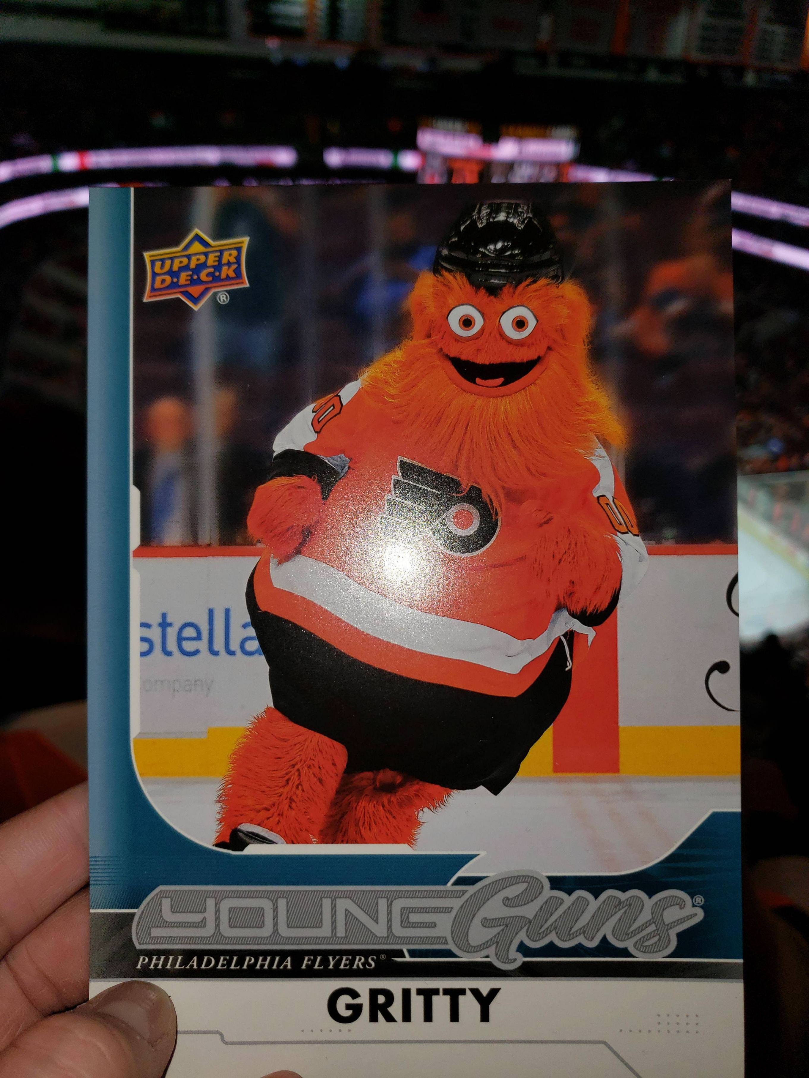 At the Flyers game. Here is the handout at the door. | Scrolller