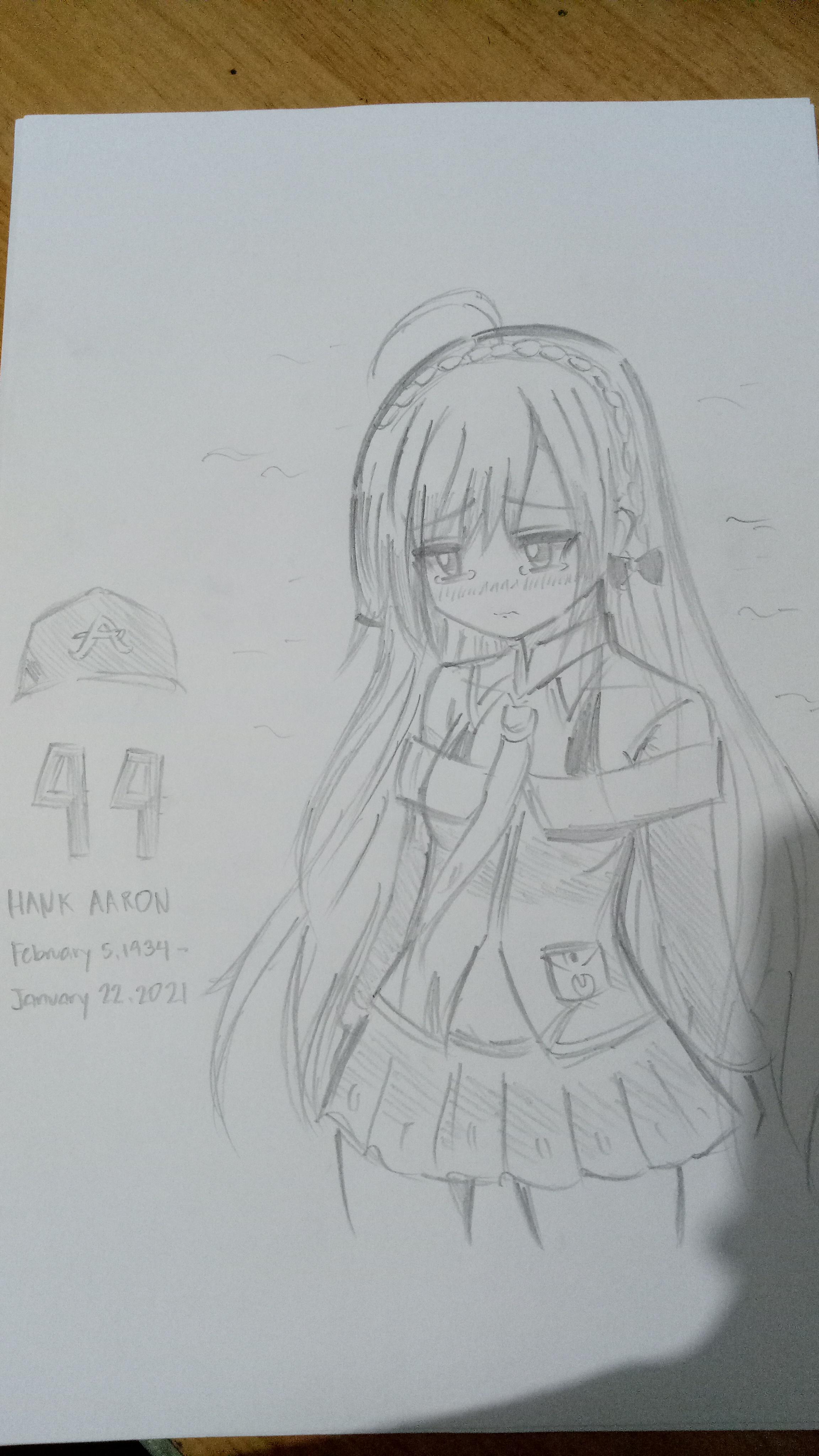 Atlanta mourning the loss of the great Hank Aaron [Fanart OC]. | Scrolller