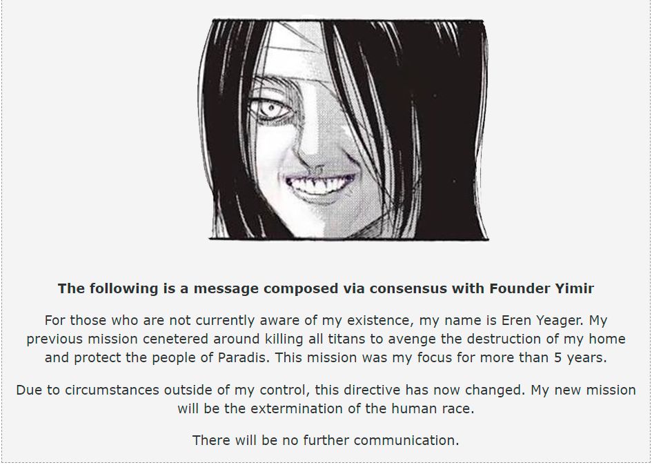 Attention all Eldians | Scrolller