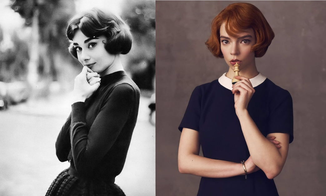 Audrey Hepburn as Beth Harmon | Scrolller