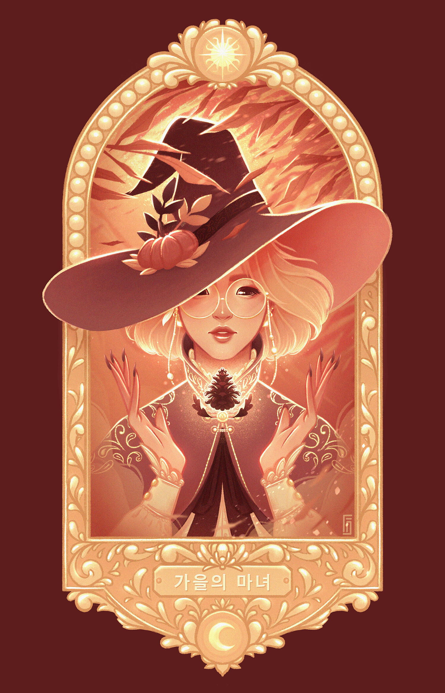 Autumn Witch by France Mansiaux | Scrolller
