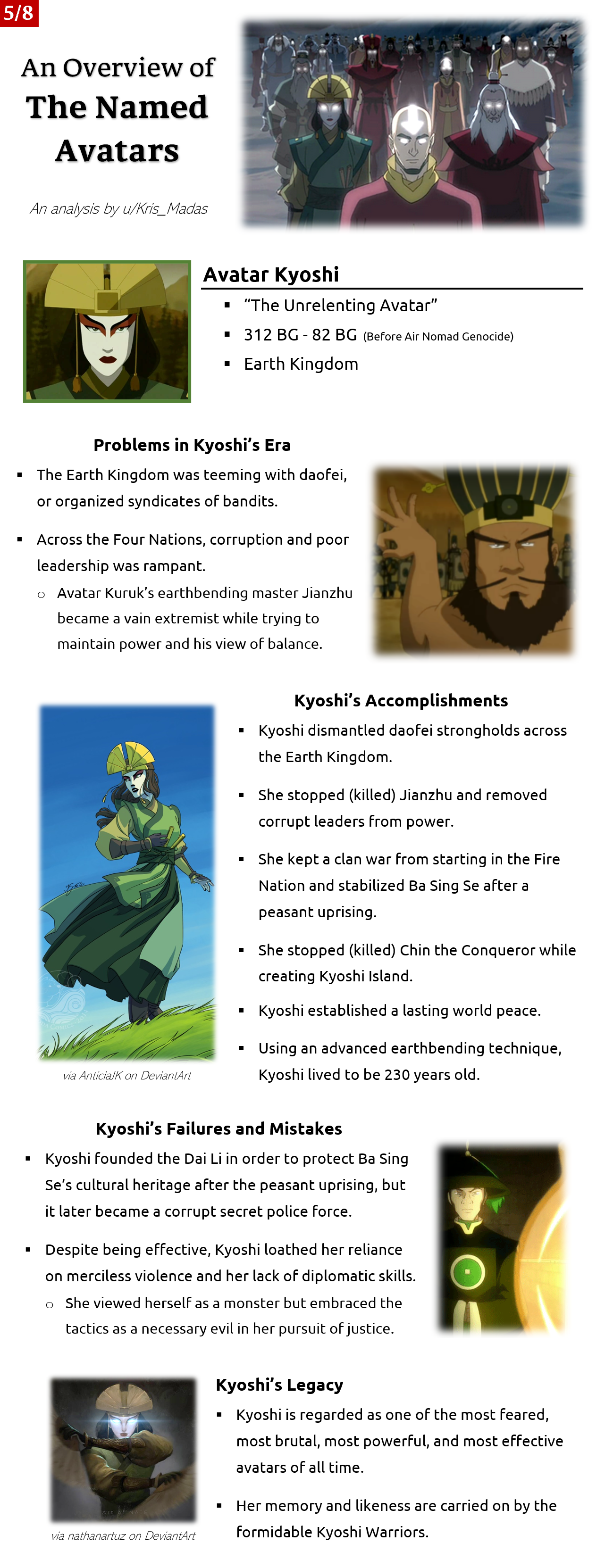 Avatar Kyoshi | An Overview of Every Named Avatar (5/8) | Scrolller