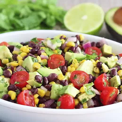Avocado, Black Bean & Corn Salad | Scrolller