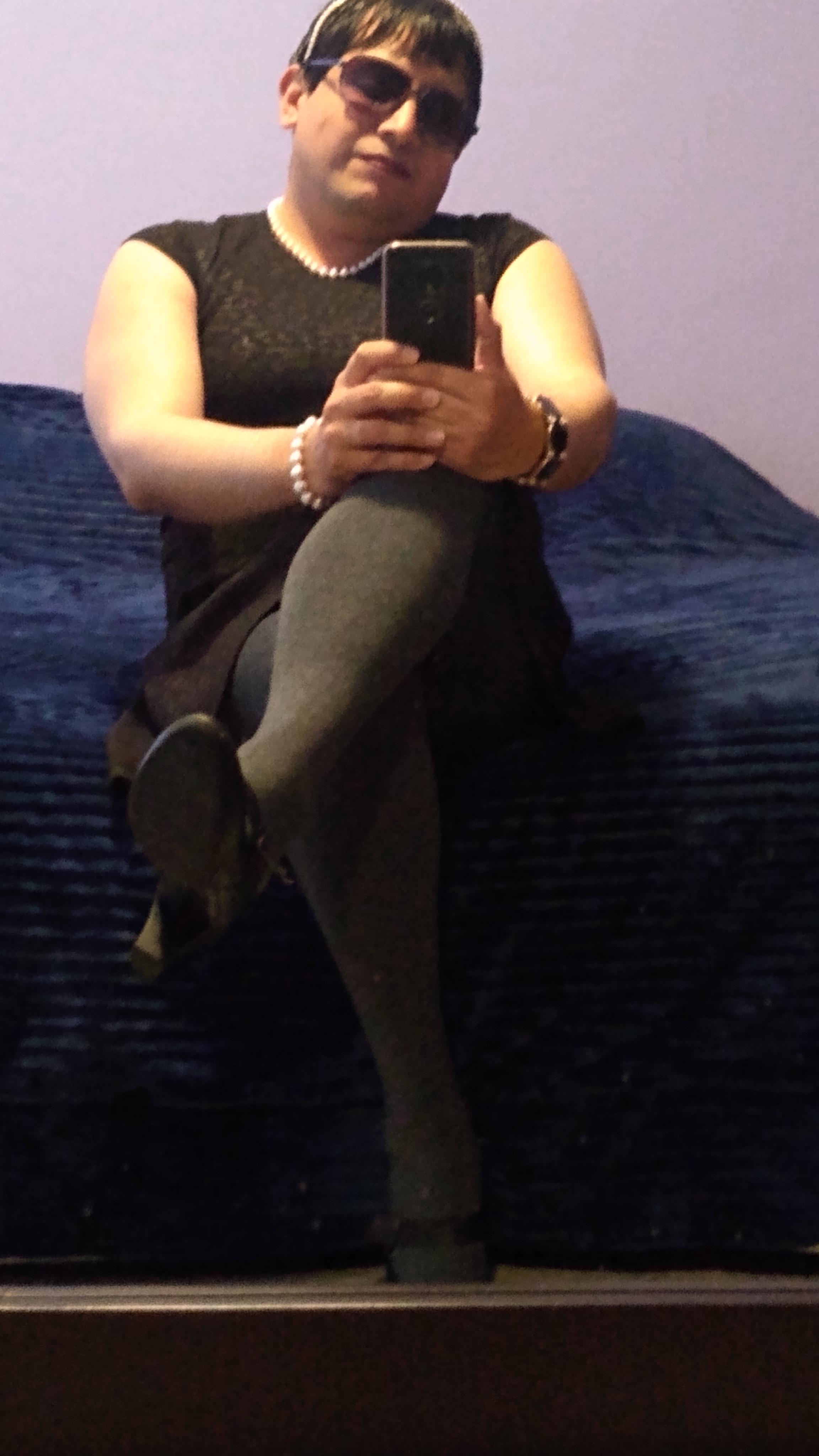 Awake tonight. Feeling girly! 😊 Do you like my look? | Scrolller