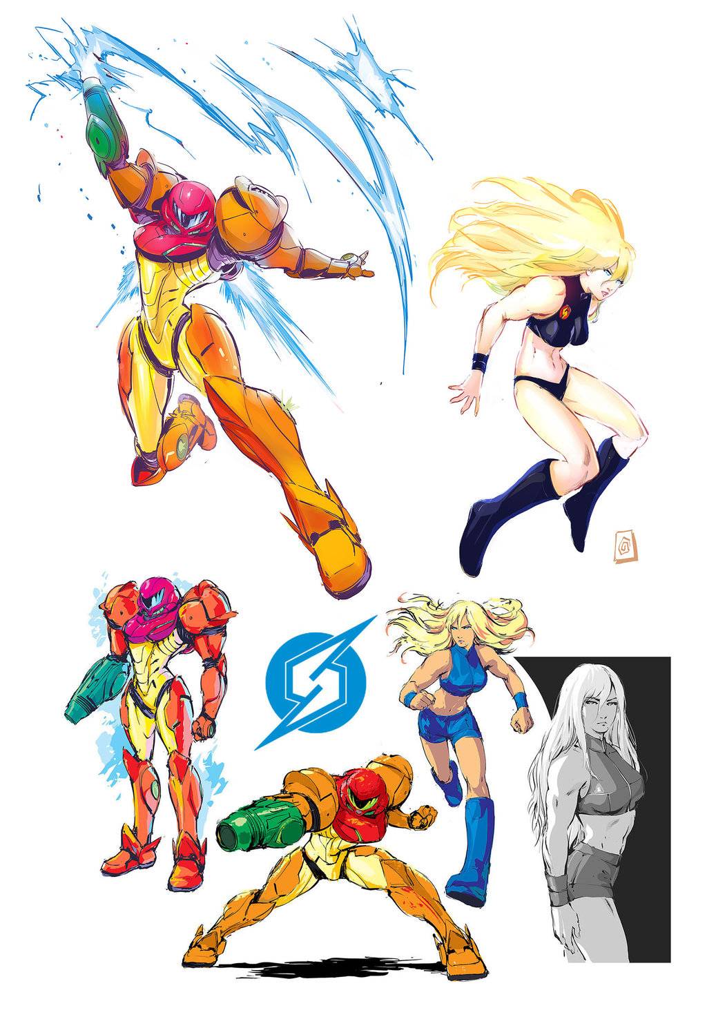 Awesome Samus Doodles | Scrolller