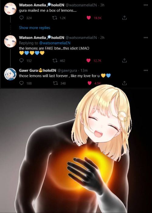 Awww, that's quite smooth, Gura. ️ | Scrolller