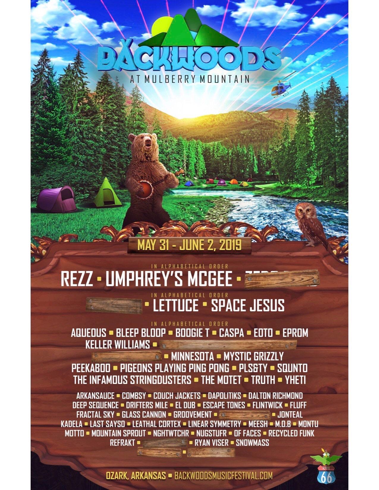 Backwoods Phase 1 Lineup | Scrolller