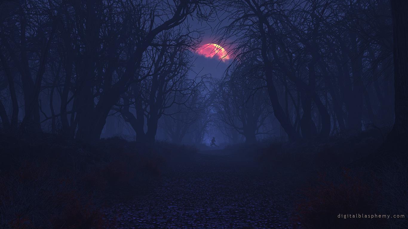 'Bad Moon Rising' by Ryan Bliss, aka DigitalBlasphemy | Scrolller